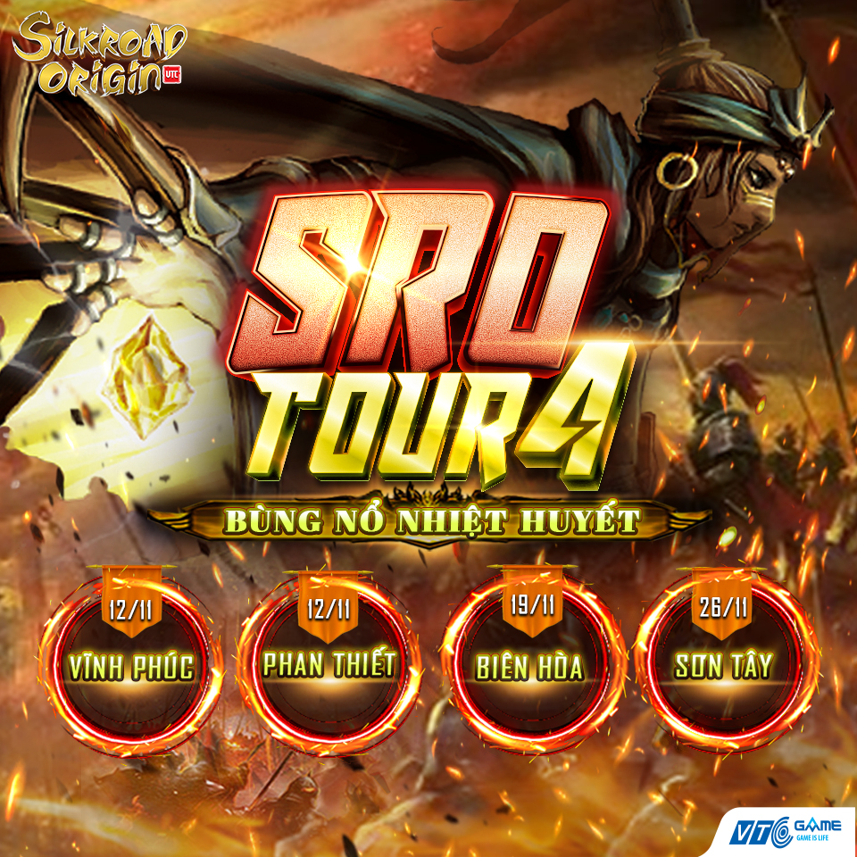[Cộng Đồng] SRO TOUR 3 - Chặng đường thứ 4 cùng gắn kết niềm đam mê Silkroad Origin VTC